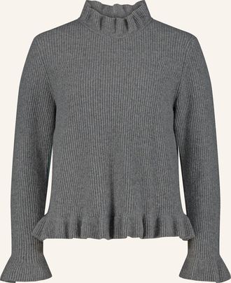 Cartoon Cartoon Pullover Mit R&uuml;schen grau