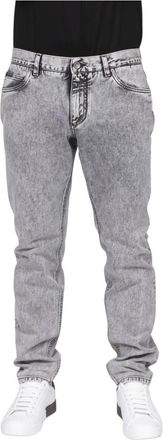 Dolce & Gabbana Herren, Jeans, Grau, XLGröße