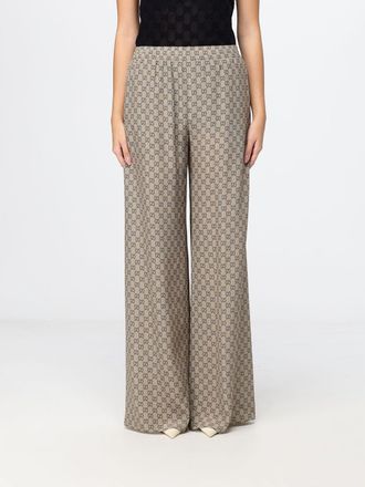 Gucci Palazzo-Hose aus Seide mit GG-Monogramm-Print