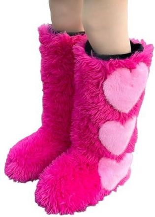 Generic Bottes mi-mollet pour femme chaussures dhiver chaudes et isol&eacute;es pour randonn&eacute;e et ext&eacute;rieur confort douillet et style &eacute;l&eacute;gant en saison froide (44)