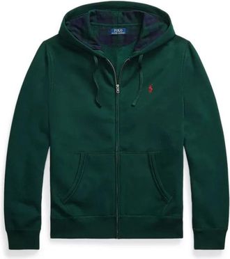 Polo Ralph Lauren Homme, Sweatshirts et sweats &agrave; capuche, Vert, Taille: M Sweat &agrave; capuche zipp&eacute;