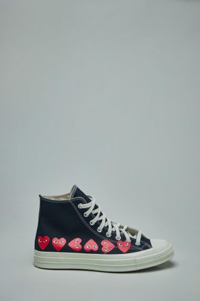 CONVERSE X COMME DES GARCONS Multi Heart High Top Shoes