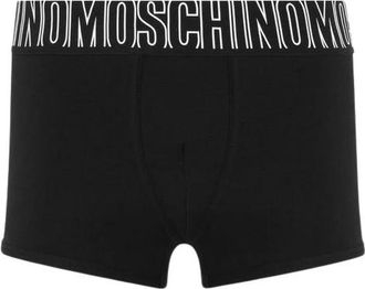 Moschino Homme, Sous-v&ecirc;tements, Noir, Taille: S Boxer en jersey stretch Rubber