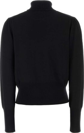 Vivienne Westwood Womens Pamela High Neck Aw26black Wool Maglie Sweater