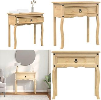 vidaXL Konsolentisch Corona 73x35x73 cm Massivholz Kiefer - Kiefernholz Tisch - Wohnzimmerm&ouml;bel - Flurtisch - Sideboard - Kommode - Home & Living