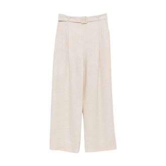 Eleventy Weite Hosen - - Trousers - Damen - Beige - S