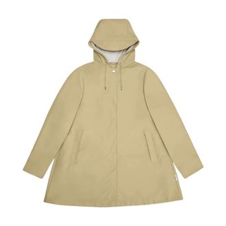 Rains A-Linien Regenjacke - - Jackets - Damen - Beige - S