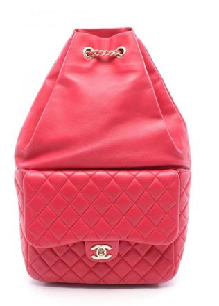 Chanel Matelass&eacute; Pink Lambskin Quilted Seoul Backpack in Pink Size S