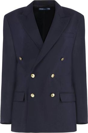 Polo Ralph Lauren Femme, Vestes, Bleu, Taille: 40 FR Blazer crois&eacute;