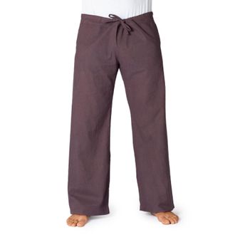 Panasiam Cloth Trousers, Grey Brown, M