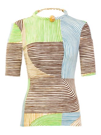Silvia Tcherassi Varinia T-Shirt - Gr&uuml;n