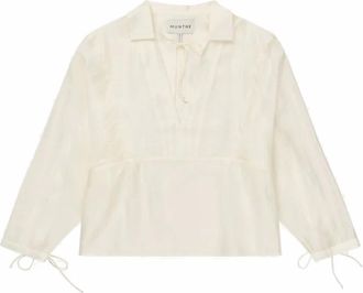 Munthe Femme, Blouses et Chemises, Blanc, Taille: 36 FR Blouses