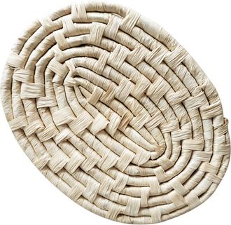 Generic Gewebte Tischmatten - Isolierender runder Untersetzer,Rustikaler gewebter Untersetzer,Geeignet F&uuml;r K&uuml;che, Apartment, Esszimmer, Studentenzimmer, K&uuml;che