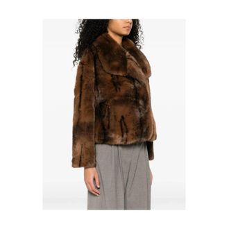 BA&SH Femme, Vestes, Brun, Taille: 38 FR Foxy Marro Coat
