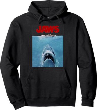 Jaws Oversize Poster Pullover Hoodie
