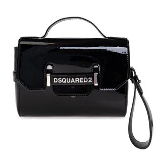 Dsquared2 Handtasche mit Logo - - Bags - Damen - Schwarzk - ONE SIZE