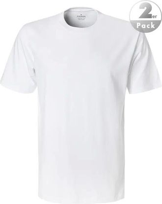 Ragman Herren T-Shirts weiß Baumwolle
