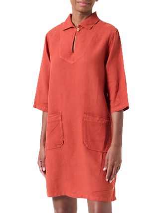 Armor Lux Damen Robe Vareuse H&eacute;ritage Casual Dress, Ketchup