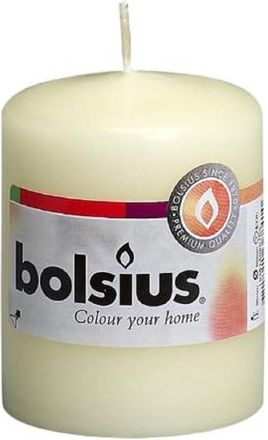 Bolsius Bolsius Glatte Stumpenkerzen - Elfenbein - 10 St&uuml;ck - 8 cm- Dekorative Haushaltkerzen - L&auml;nge Brenndauer 17 Stunden - Unparf&uuml;mierte