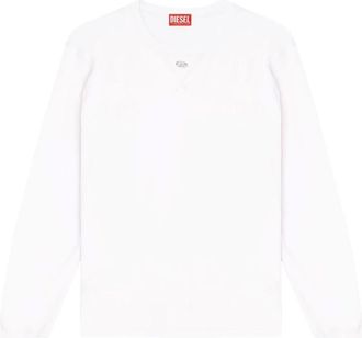 Diesel Herren, Sweatshirts & Hoodies, Wei&szlig;, LGr&ouml;&szlig;e