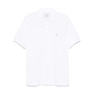 Brunello Cucinelli Homme, Tops, Blanc, Taille: M Brunello Cucinelli T-shirts et Polos