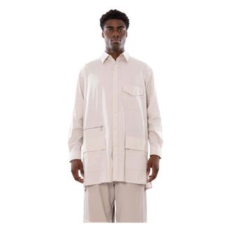 Yohji Yamamoto Herren, Shirts, Beige, XLGr&ouml;&szlig;e