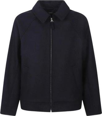 A.P.C. A.p.c., Homme, Vestes, Bleu, Taille: M Blouson Chase