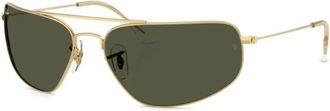 Ray-Ban unisex, Accessoires, Jaune, Taille: 63 MM Lunettes de soleil