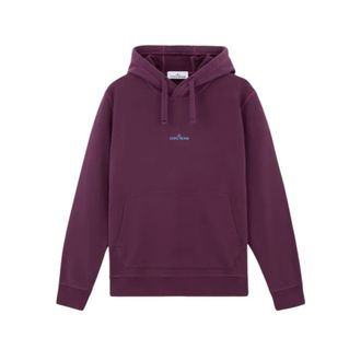 Stone Island Optical Three Hoodie - - Sweatshirts & Hoodies - Herren - Lila - L