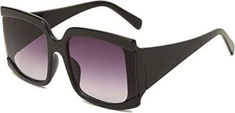 Generic Lunettes de soleil tendance à grand cadre pour tir de rue (couleur : A, taille : moyen) 2026