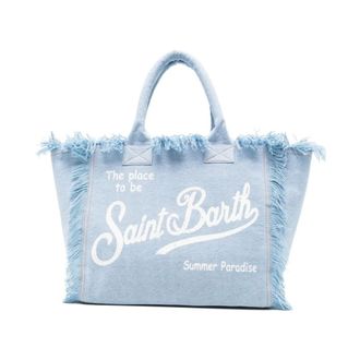MC2 Saint Barth Femme, Sacs, Bleu, Taille: ONE Size Vanity Tote