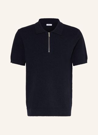 Paul Paul Strick-Poloshirt Aus Boucl&eacute; blau