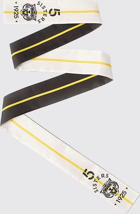 Fendi Seiden-Bandeau-Schal mit durchgehendem grafischem Logodruck