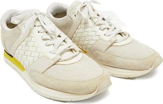 Bottega Veneta baskets en cuir Intrecciato (2024) - Tons neutres