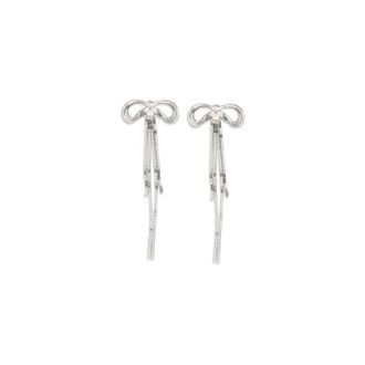 Self Portrait Womens Silver Brass Earrings