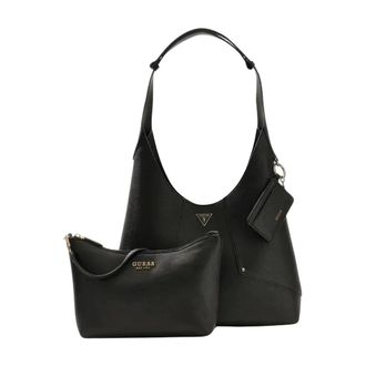 Guess Femme, Sacs, Noir, Taille: ONE Size Sac bandouli&egrave;re 2-en-1