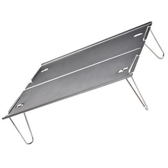 BESTONZON YARNOW Leichter Kleiner Klapptisch aus Aluminium Tragbarer Campingtisch f&uuml;r Picknick Grillplatz Outdoor Kompakt Zusammenklappbar Schnell Montierbar f&uuml;