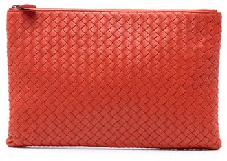 Bottega Veneta Clutches - Nappa Intrecciato Clutch - Gr. unisize - in Rot - für Damen
