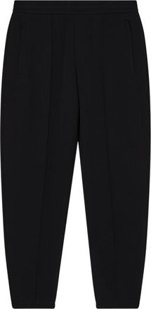Emporio Armani Homme, Pantalons, Noir, Taille: XL Pantalon avec Coutures Verticales et Taille &Eacute;lastique