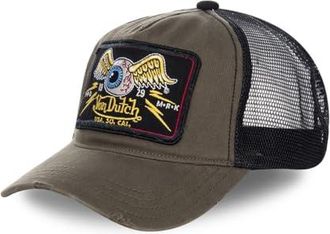 Von Dutch Casquette Trucker homme Flying Eye Kaki