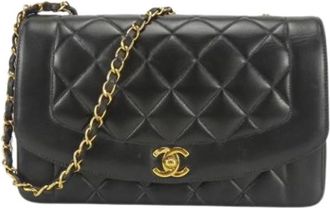 Chanel Sac bandouli&egrave;re vintage Pre-owned - Femme - Pre-owned - Noir - Taille: ONE Size