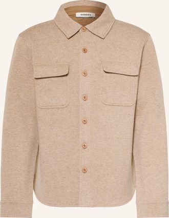 Sandro Sandro Strick-Overjacket beige