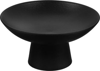 Cabilock Keramik Obstschale Mit Fu&szlig; 3 Zoll Hohe Etagere F&uuml;r K&uuml;che Servierplatte F&uuml;r Snacks Und Desserts