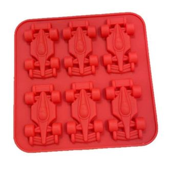 Generic Generisches F1 Ice Form Silicon Formel Rennwagen Jello Formen Autos Eisw&uuml;rfelschale (rot)