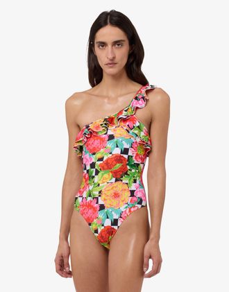 Moschino Maillot de bain une pi&egrave;ce en lycra imprim&eacute; - Multicoloured