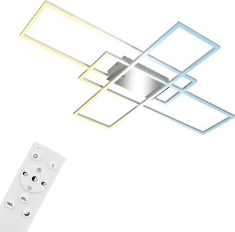 Briloner LED Deckenlampe mit Fernbedienung, Dimmbar, einstellbar von warmweiß bis kaltweiß, LED Lampe, Deckenleuchte, Wohnzimmerlampe, Schlafzimmerlampe, Küche