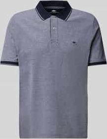 Fynch-Hatton Poloshirt mit Label-Stitching