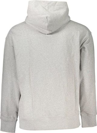 Tommy Hilfiger Logo-Embroidered Cotton Hoodie - Gray