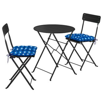 IKEA SUNDS&Ouml; Tisch und 2 Klappst&uuml;hle