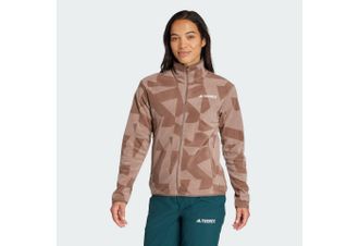 ADIDAS TERREX Fleecejacke TERREX MULTI PRINTED FULL-ZIP FLEECEJACKE (1-St)
